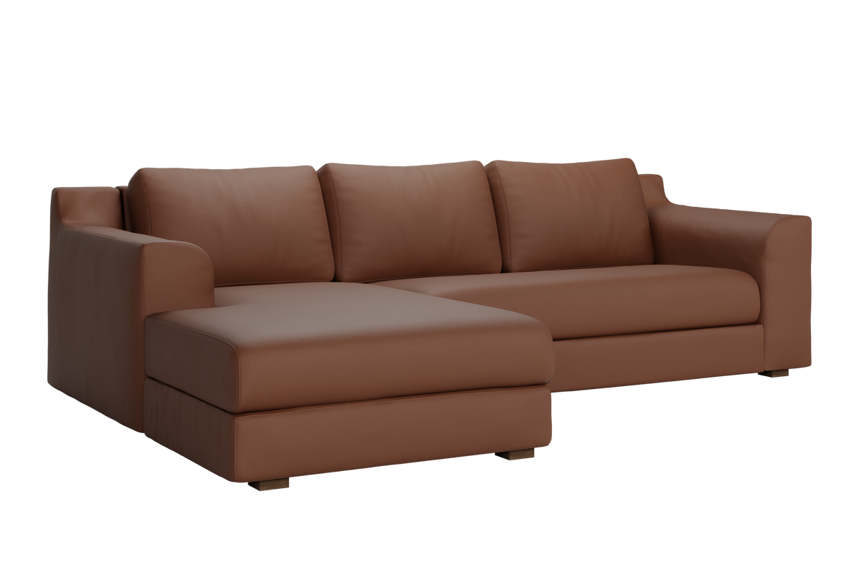 The Elevate Sectional in Cactus Leather – Sabai Design