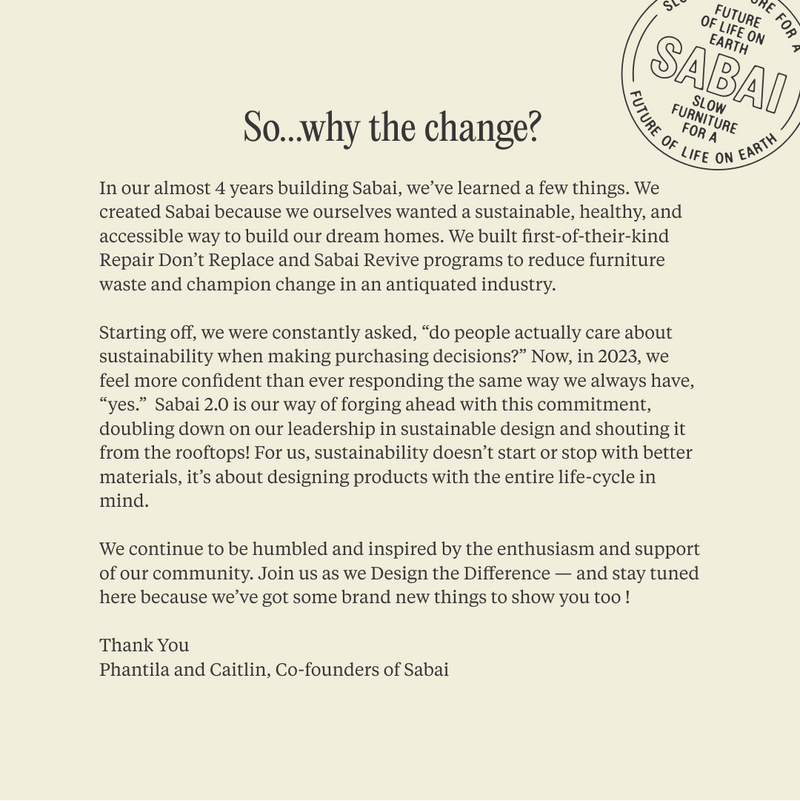 Sabai Design: Affordable, Sustainable & Convenient Furniture